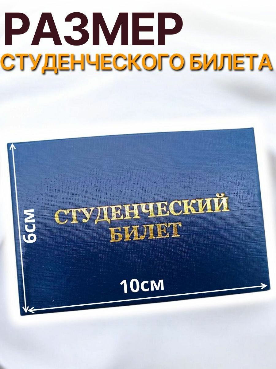 Документница для студенческого билета , светло-синий — фото 1