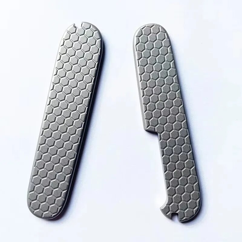 Накладки для ножей Victorinox 91 мм из титанового сплава Style D