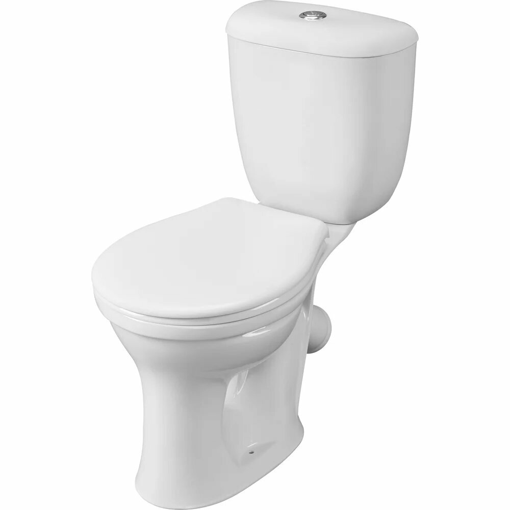 Унитаз-компакт Santeri Виктория белый нижний подвод косой выпуск 1/реж 1. P301.6. S00.00B. F 023-1638 1P3016S0000BF, белом