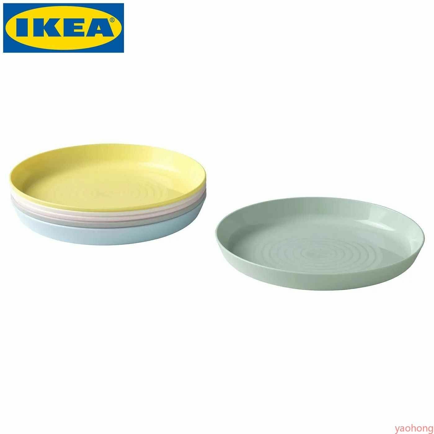 IKEA 6 Тарелка, икеа, KALAS (Калас), Набор 6 предметов, пластиковая