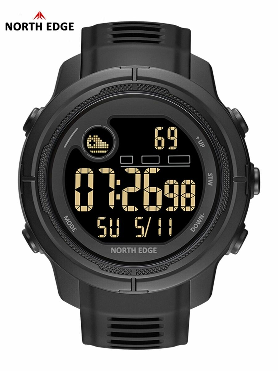 Спортивные часы NORTH EDGE MARS 5, черный