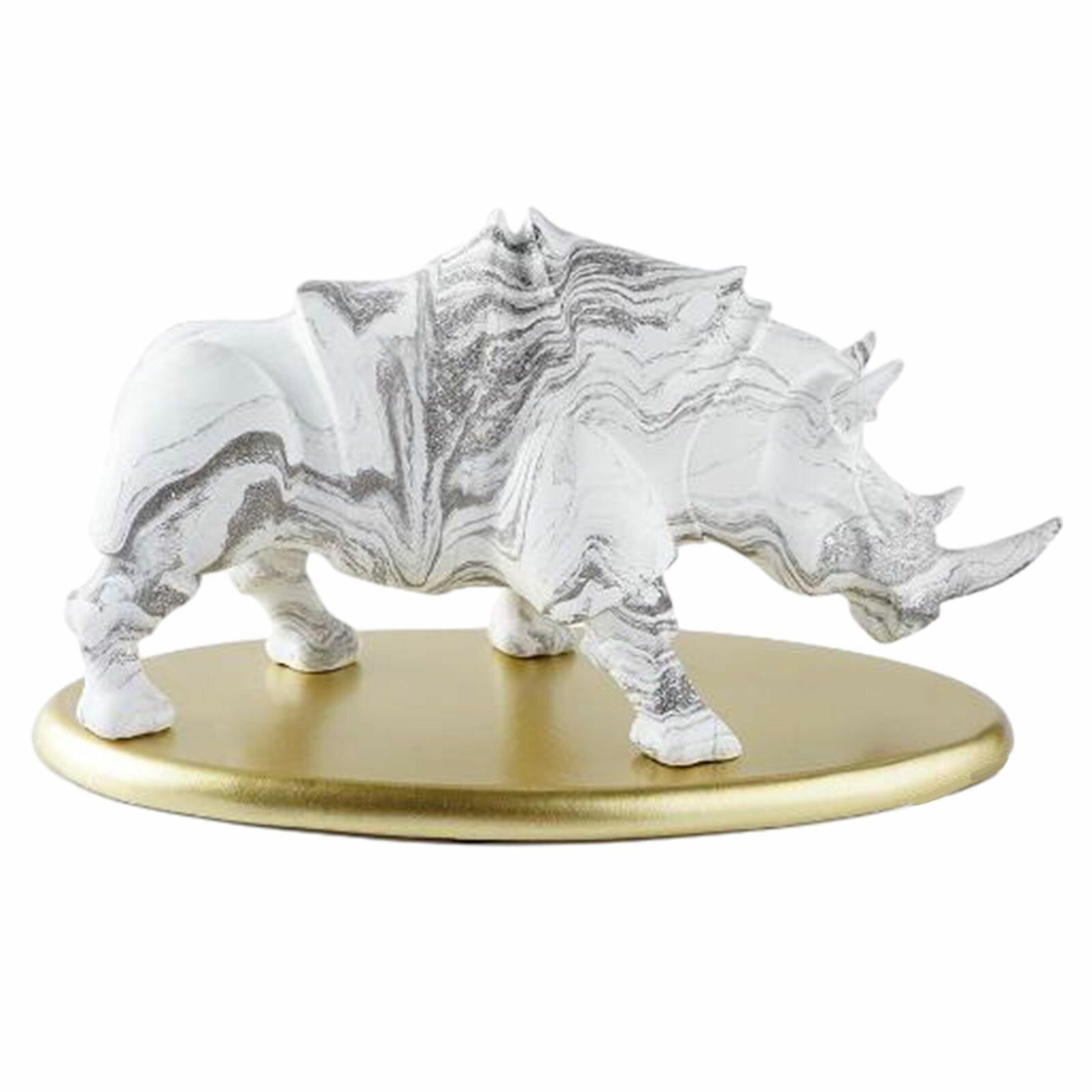 Статуи носорогов. Изготовление стоячих фигурок. 24смx13смx13см