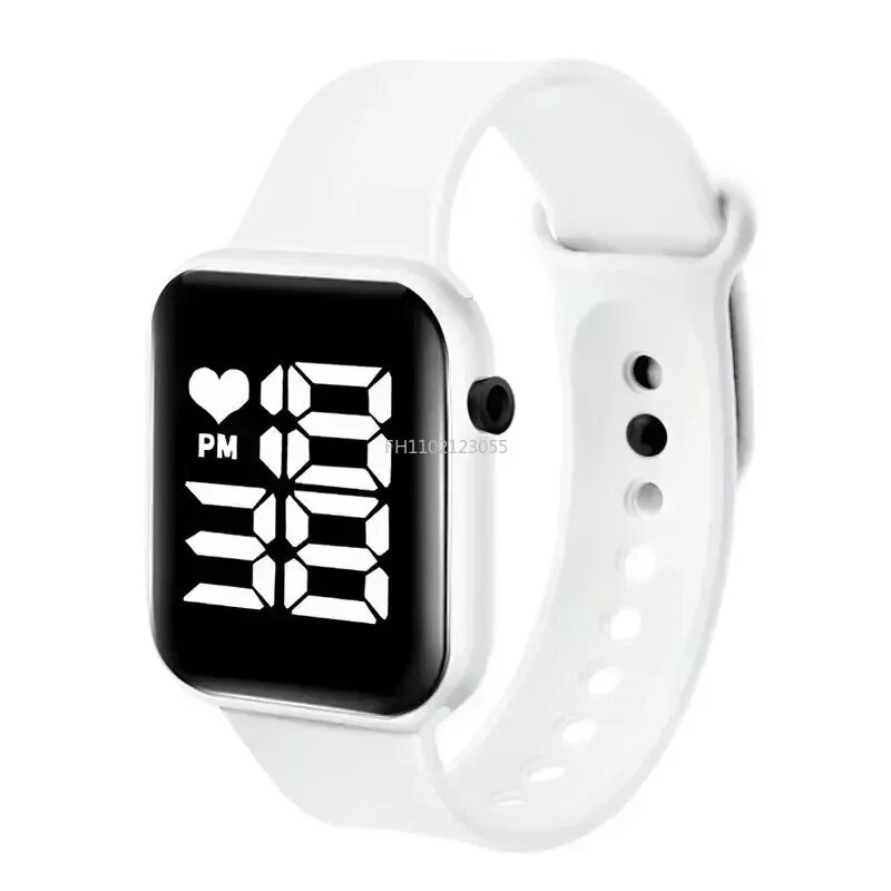 Спортивные электронные часы Montre Femme Белый, белый