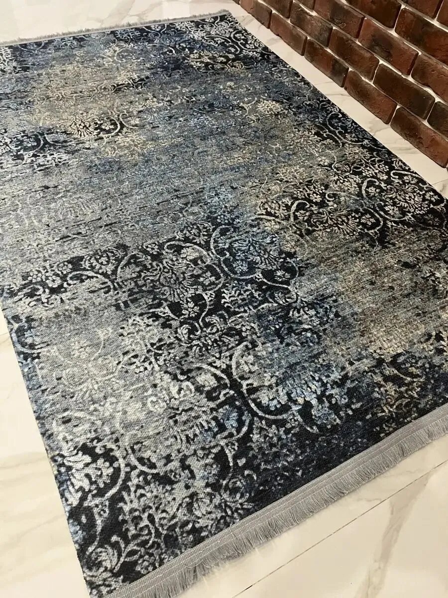 Коврик Natali's Carpets, безворсовый, антискользящий, 57x110см, Турция