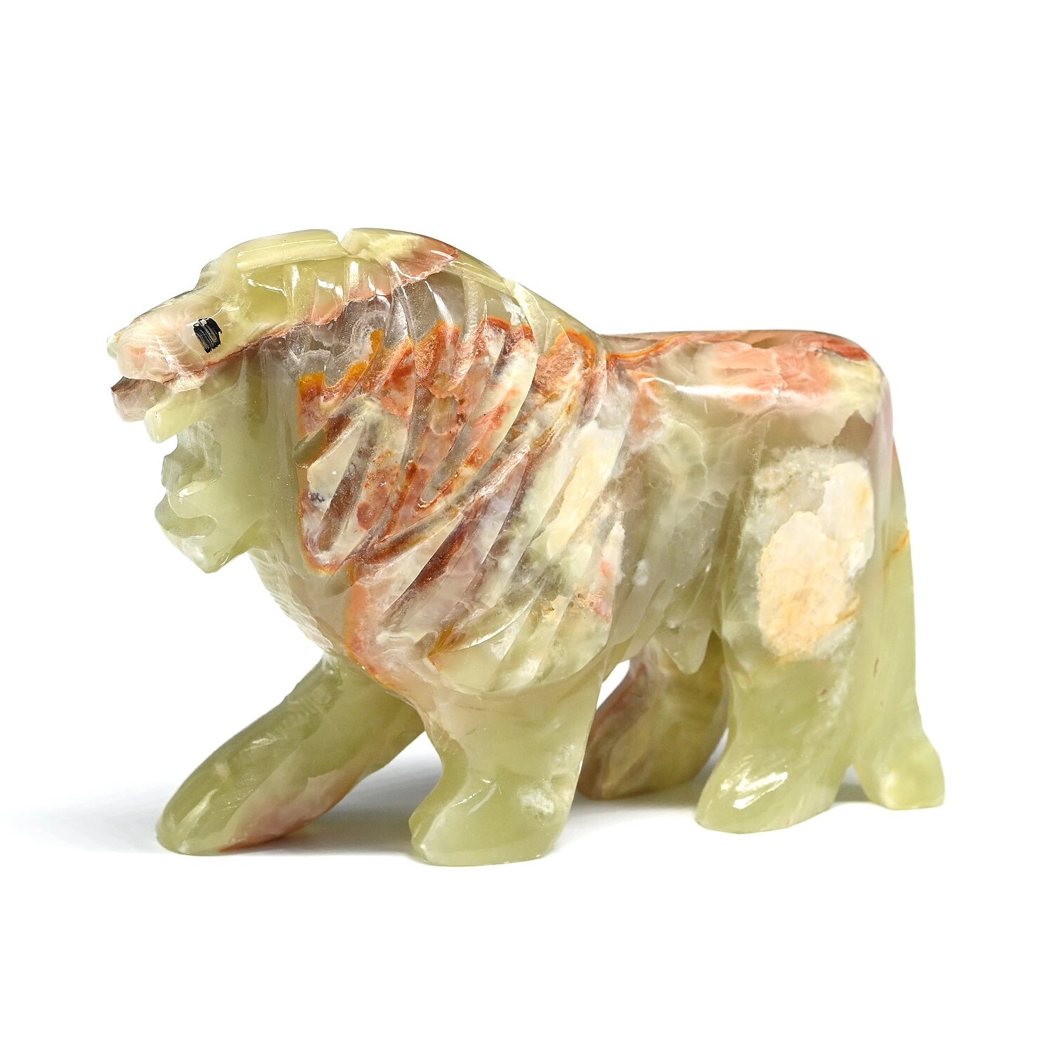 Лев из оникса №4 (105*30*75мм). .