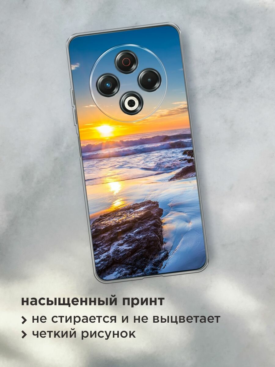 Чехол на Tecno Spark 30 / Текно Спарк 30 с принтом "Восход 6" — фото 1