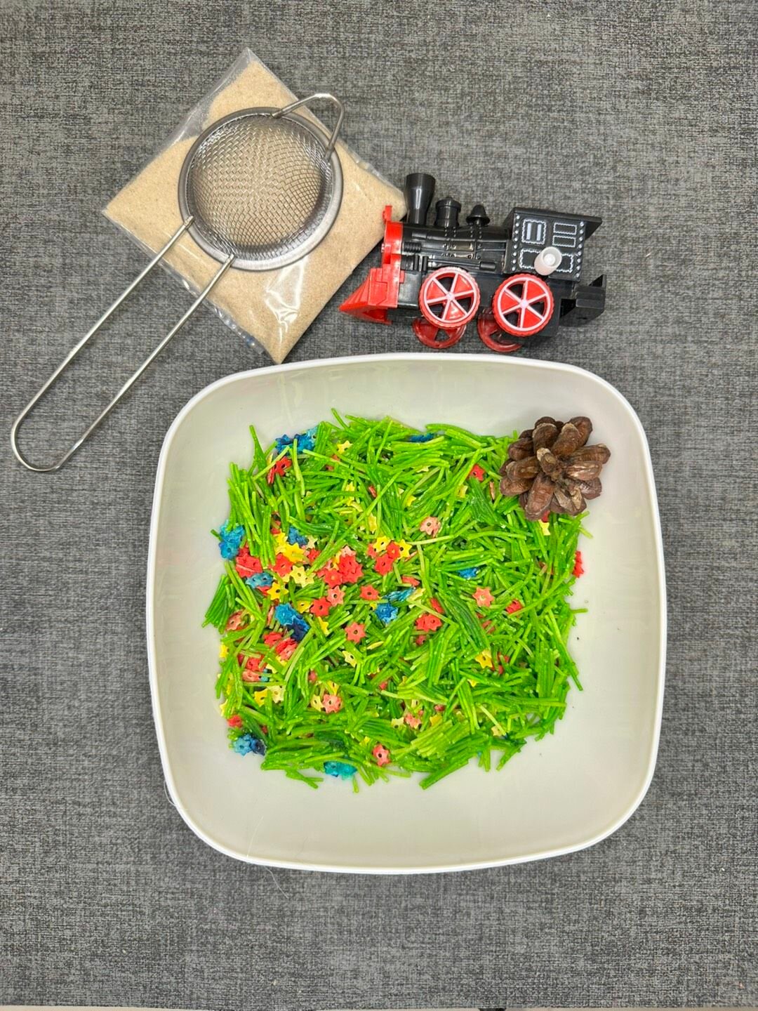 Сенсорная коробочка мини Паровозик