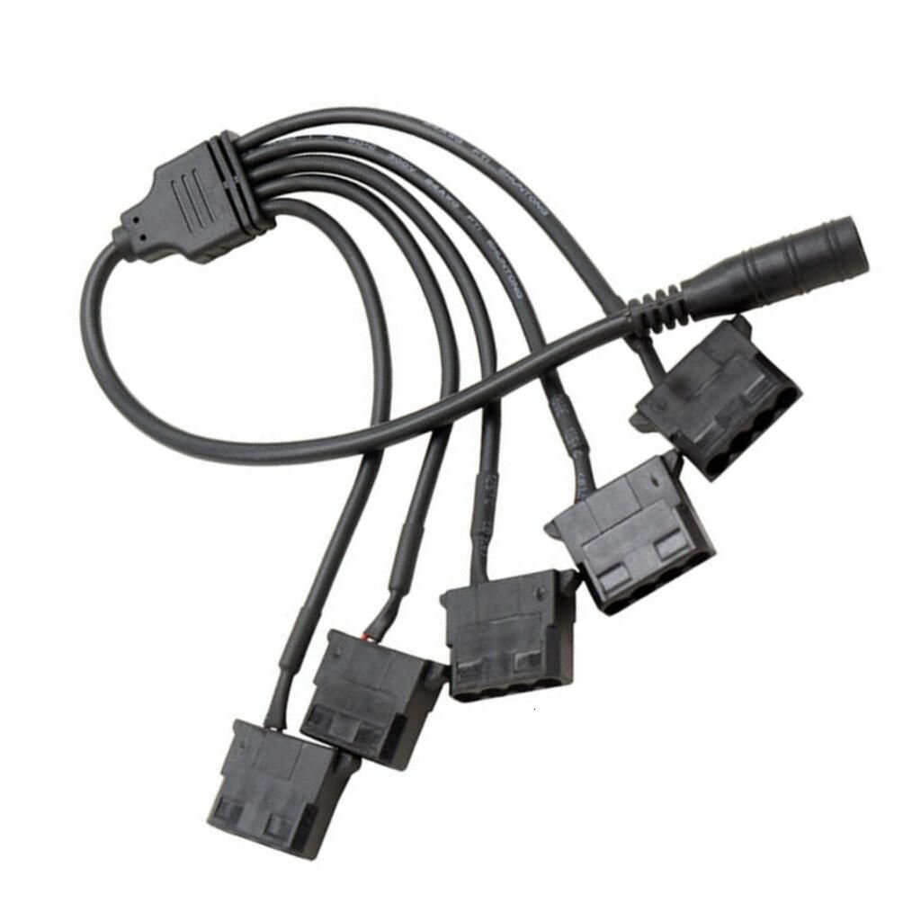 5.5x2,1 мм до 5 путей 4PIN Adapter Adapter Adapter Cable Разъем для компьютерной вентиляции, - Большой 4-КОНТАКТНЫЙ