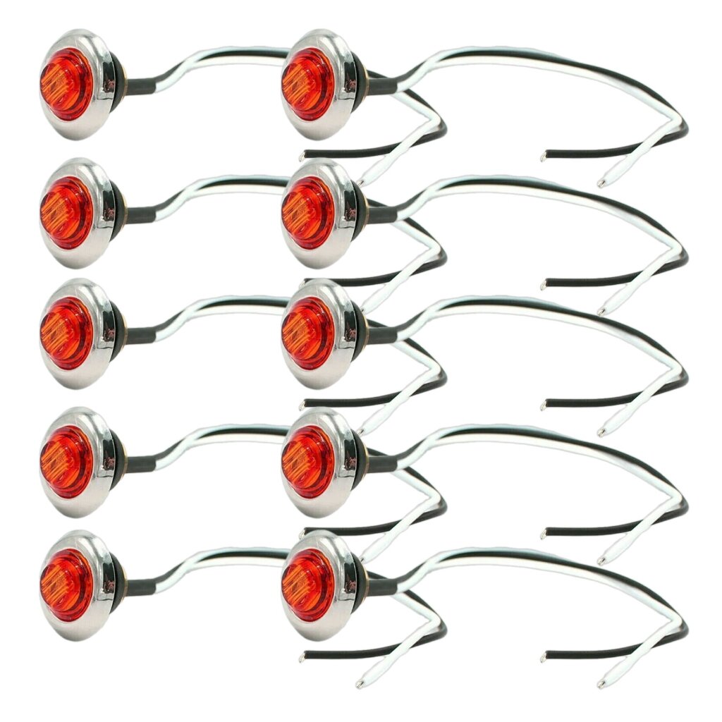 Светодиодный Фонарь прицепа Передний Задний Боковой габаритный фонарь Индикатор дорожного просвета Водонепроницаемый герметичный Автомобильный габаритный фонарь