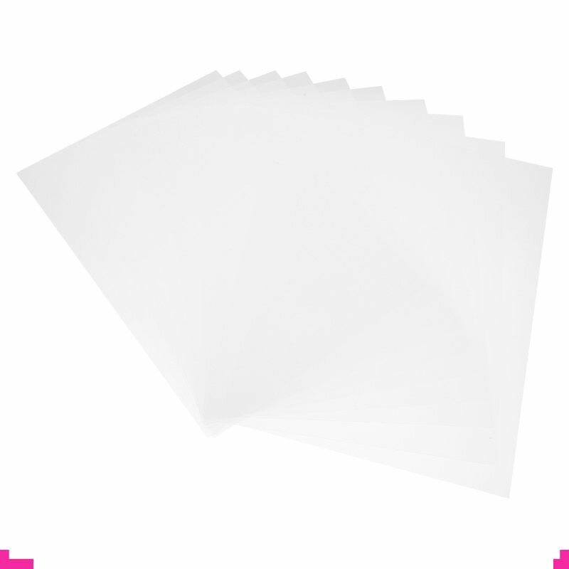 Прозрачный Пластиковый Лист Высокой Прозрачности 10 Штук 29.00X21.00X0.02Cm
