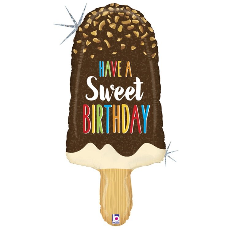 Воздушный шар КНР фигурный, Have A Sweet Birthday, Мороженое