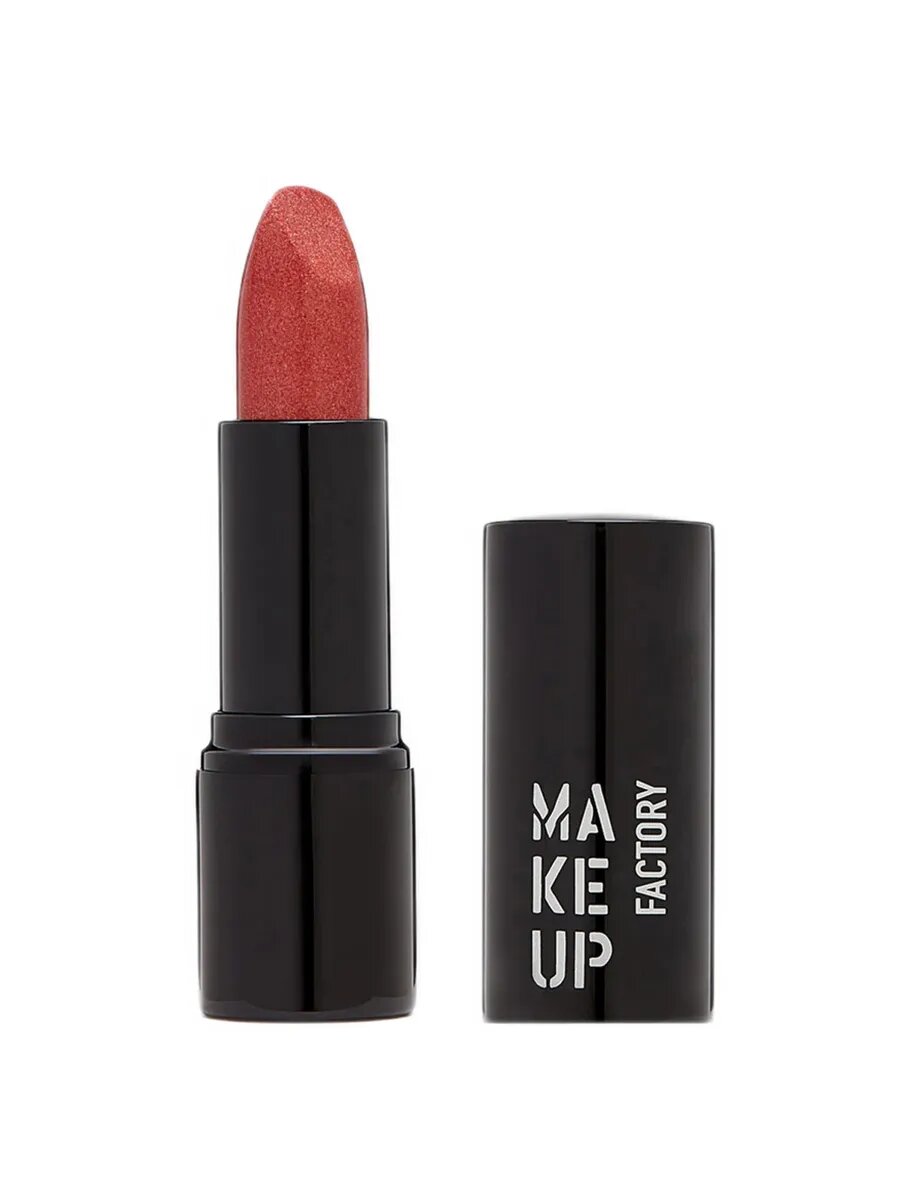 Помада Make Up Factory Make Up Shimmer Lip Stick, Помада для губ с шиммером, 08 Гламурный абрикосовый