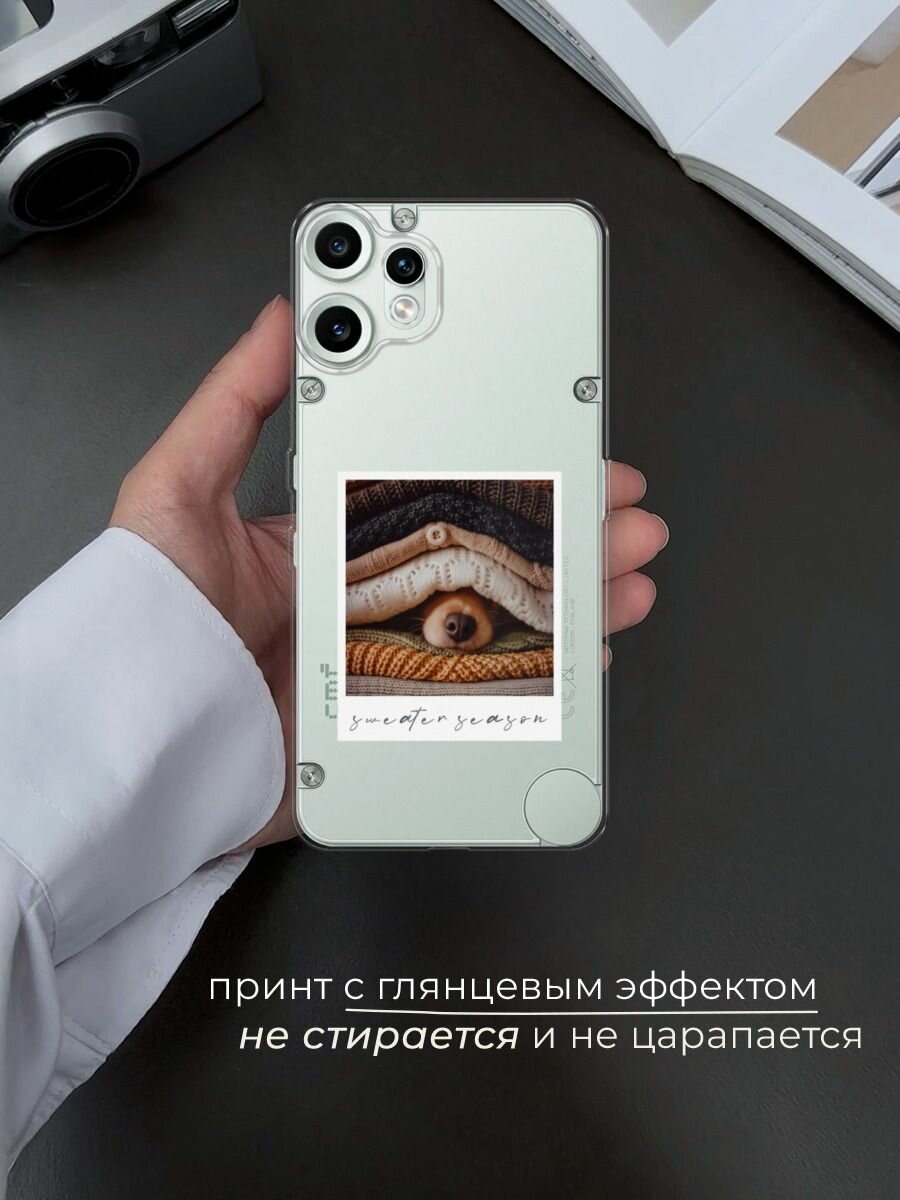 Чехол на CMF Phone 2 Pro / CMF Фон 2 Про с принтом Сезон свитера — фото 1