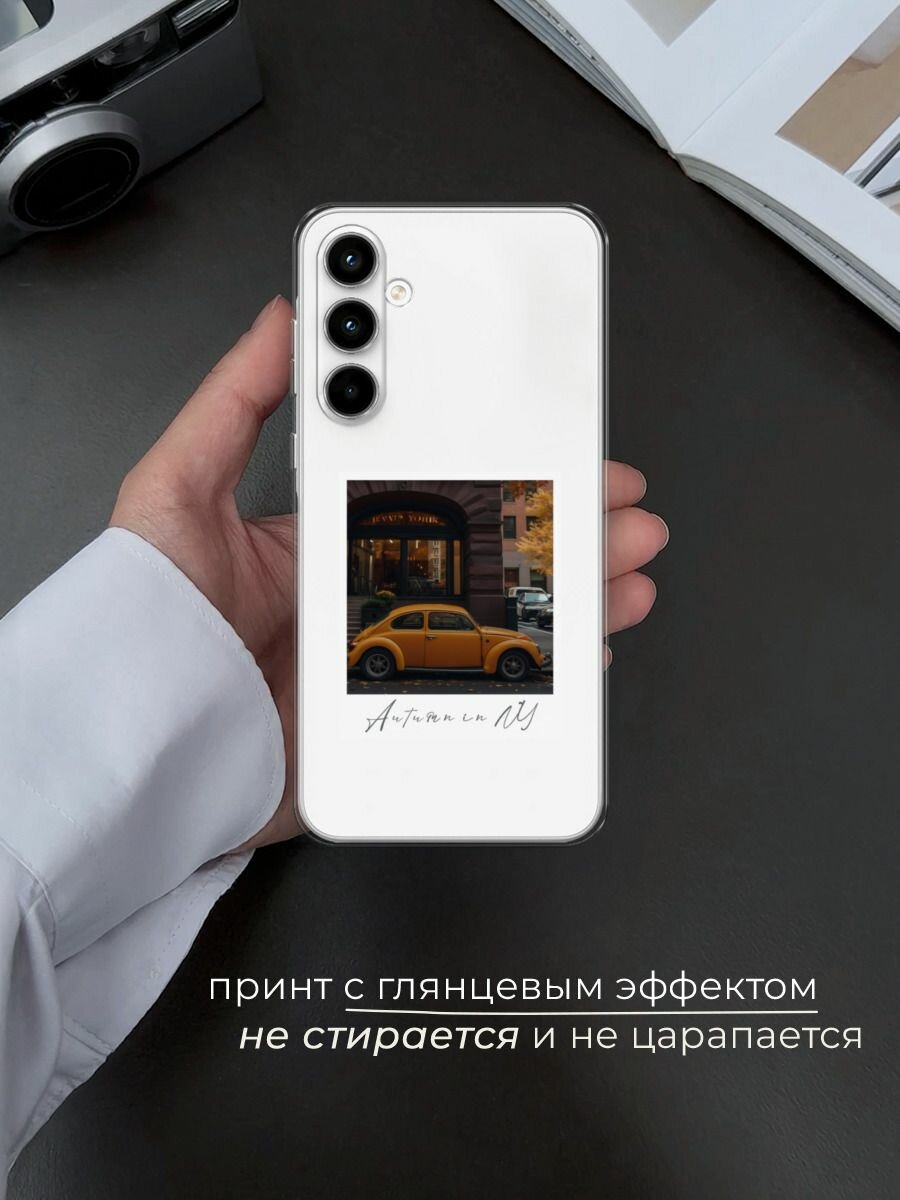Чехол на Samsung Galaxy A35 5G / Самсунг Галакси А35 5G с принтом Осенний палароид — фото 1