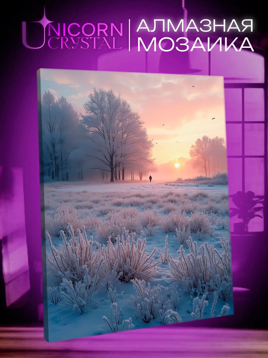 Алмазная мозаика Зимние