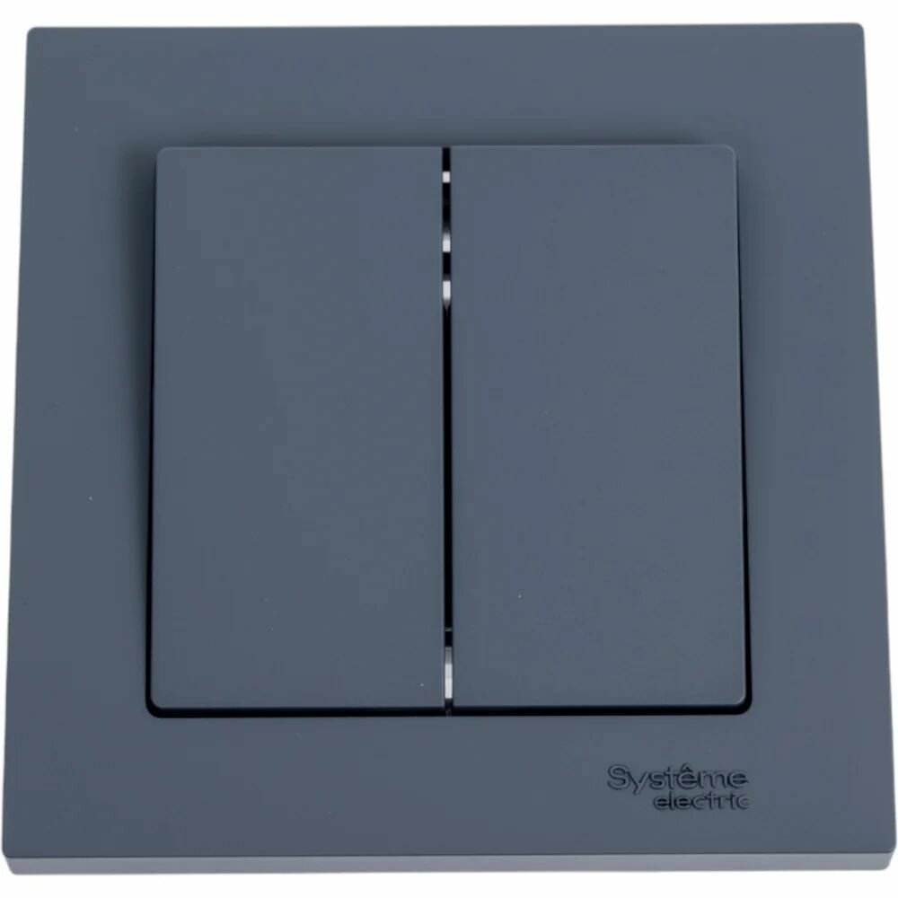 Двухклавишный выключатель Systeme Electric AtlasDesign ATN000752