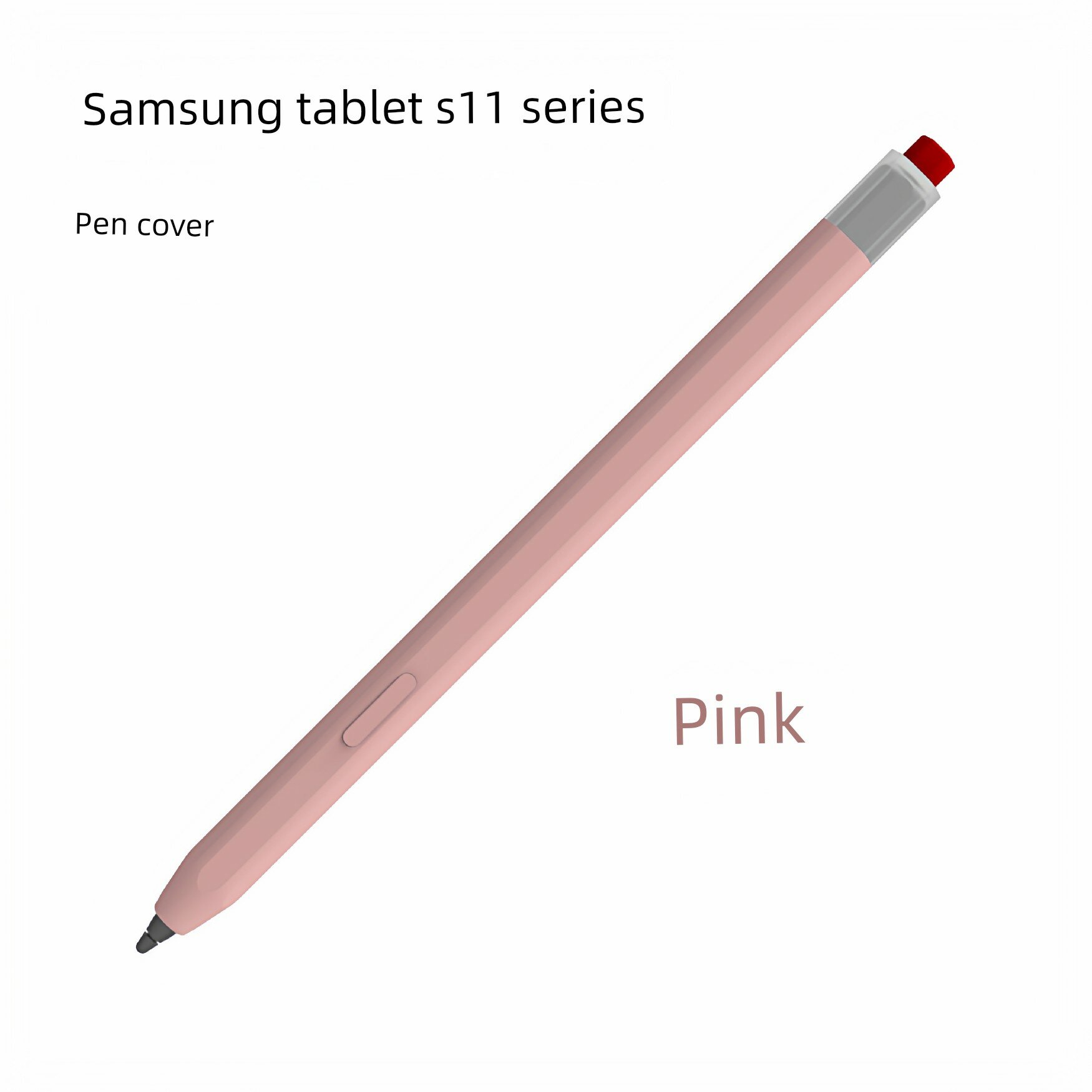 Чехол для стилуса Samsung Tab S10/S11, чехол для стилуса SPen, силиконовый чехол для S7FE/S8+, защитный чехол для S6