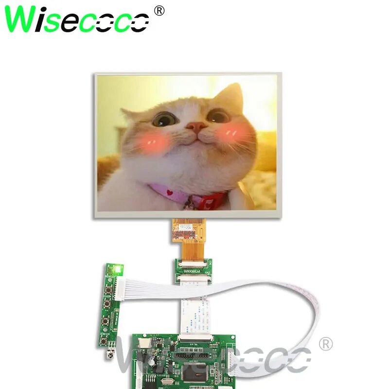 Wisecoco HE080IA-01D 8 дюймов ЖК-дисплей для Raspberry Pi drive board set