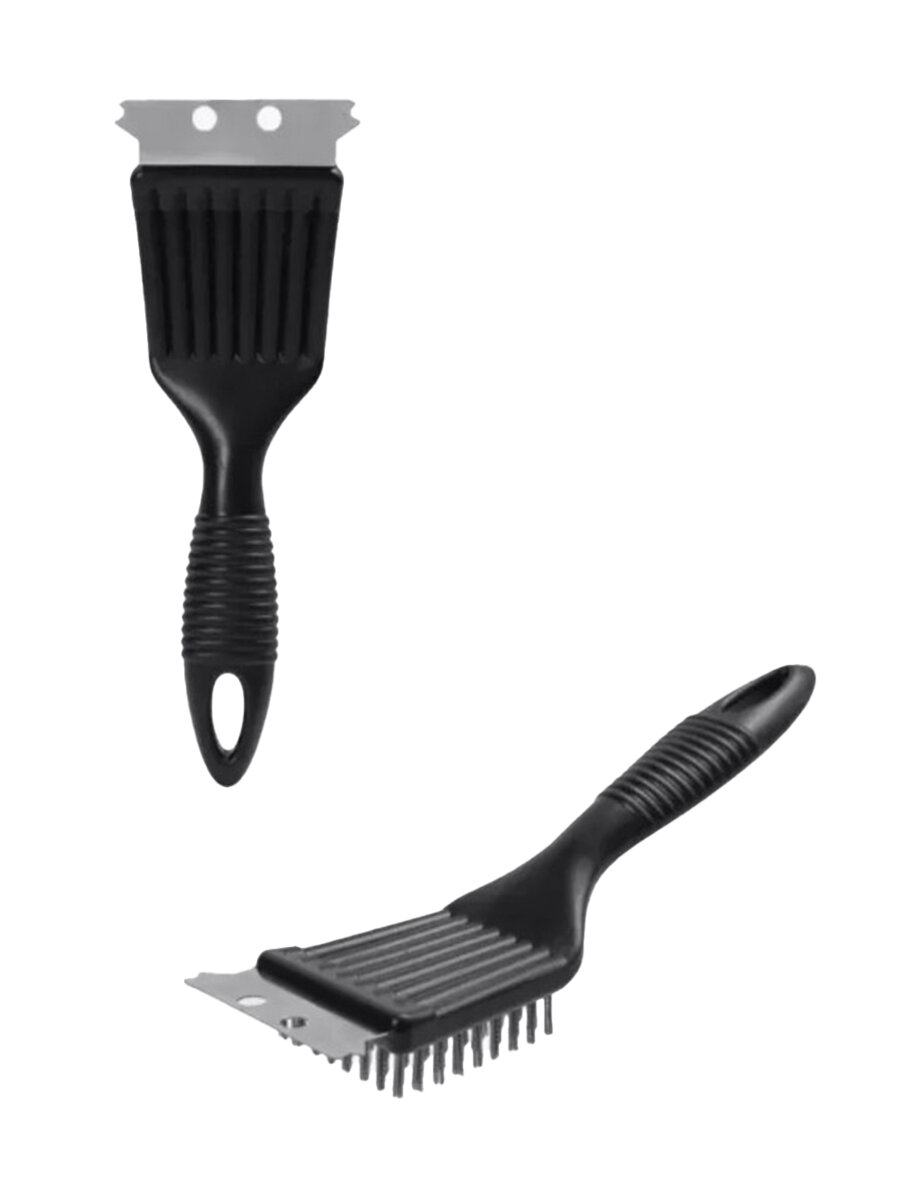 Щетка со скребком для чистки мангалов, решеток-гриль 'Твой Пикник' (666003)