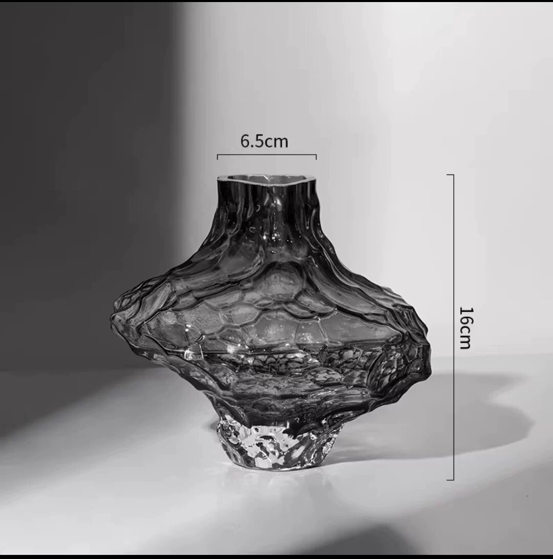 Ландшафтная каменная ваза в современном стиле, художественный стеклянный вазон, креативная ваза для украшения гостиной