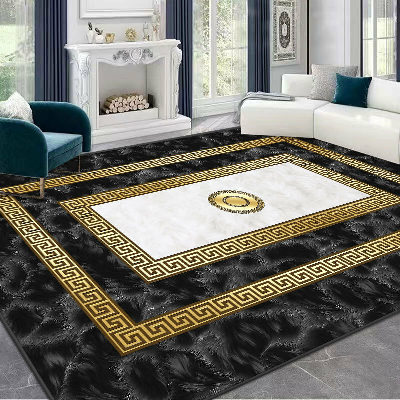 Ковер для гостиной из бархата с золотыми бриллиантами, ковер для гостиной в скандинавском стиле, 160*230см