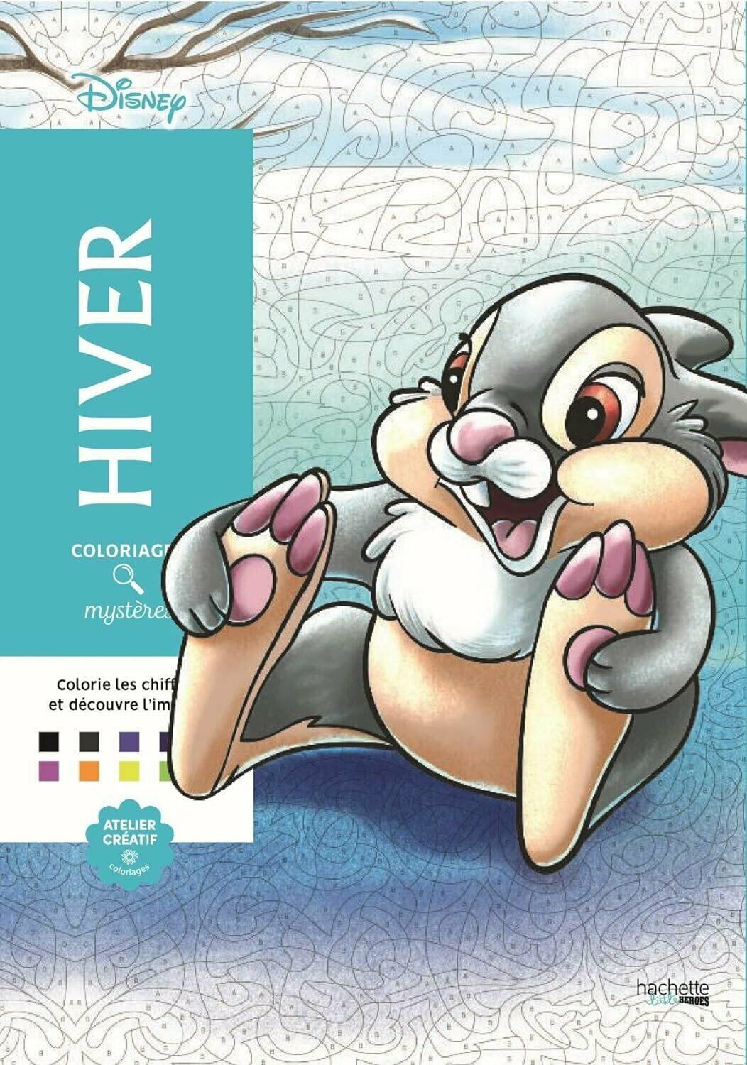 Alexandre Karam. Coloriages mysteres Disney Hiver Раскраска Волшебный мир Диснея Зима/Книги на английском языке