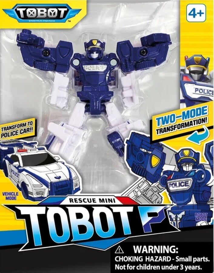 Робот-трансформер Тобот Мини P New XL Полицейский патруль TOBOT 301159