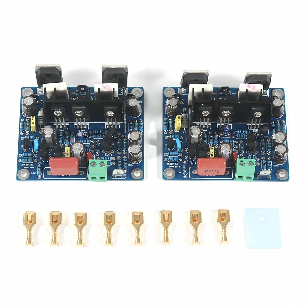 2 шт. 2-канальный цифровой усилитель мощности для сабвуфера модуль 2x100W DC15V-45V