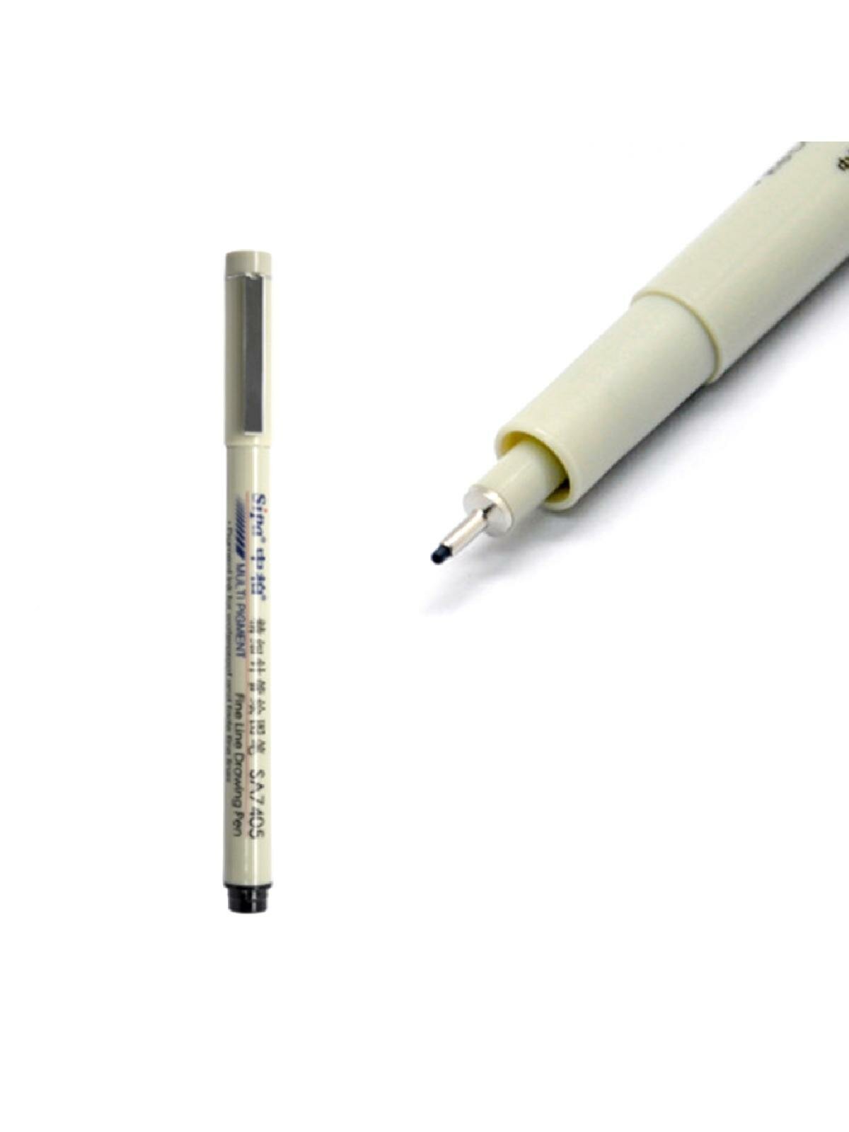 Прецизионные черные микроручки Fineliner Ink, водонепроницаемые ручки для рисования комиксов