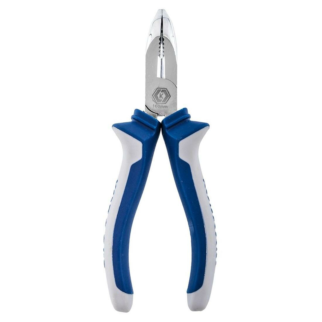 Длинногубцы кобальт изогнутые, размер 160 мм, (1 шт.) подвес