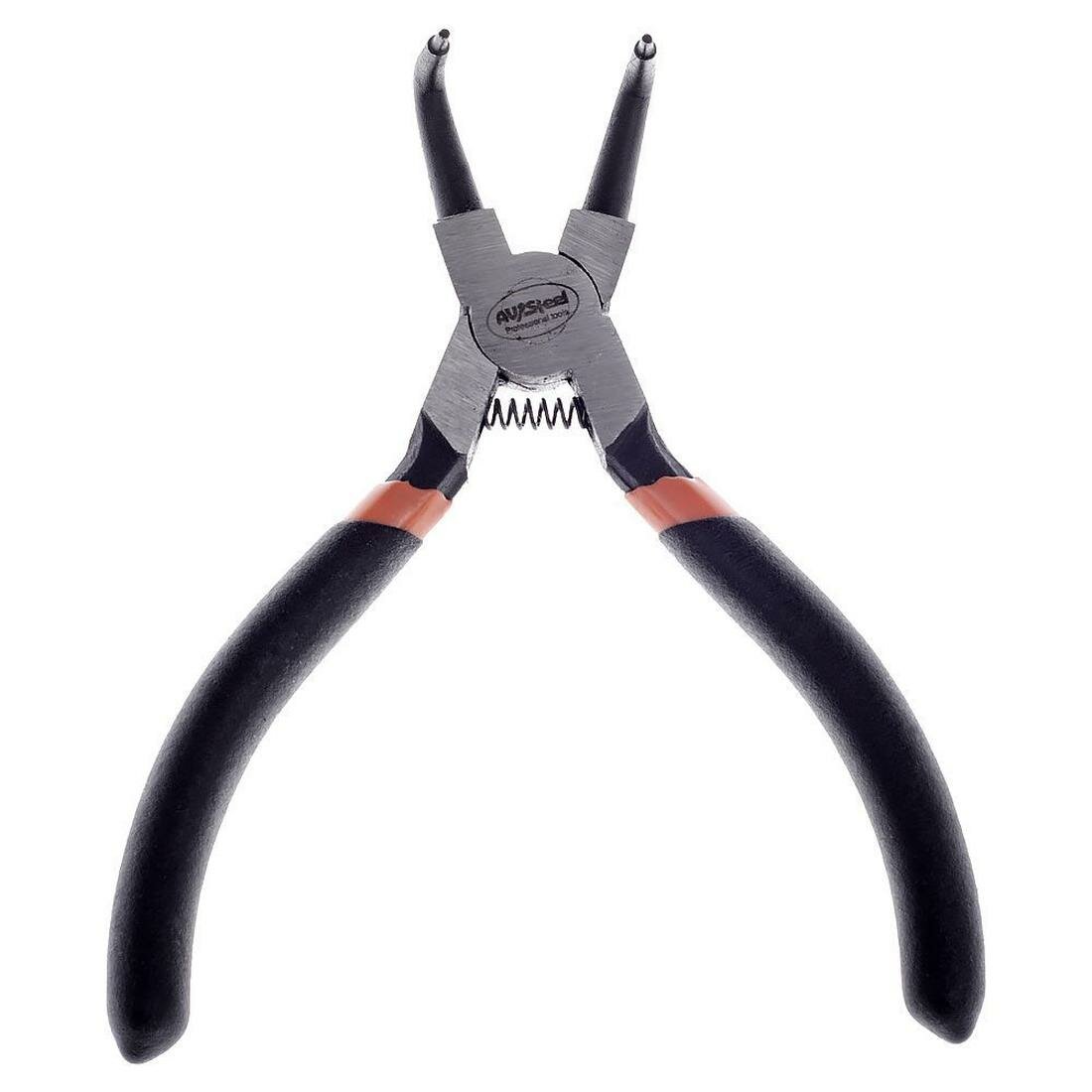 Съемник внутренних стопорных колец изогнутый 130мм "AV Steel"