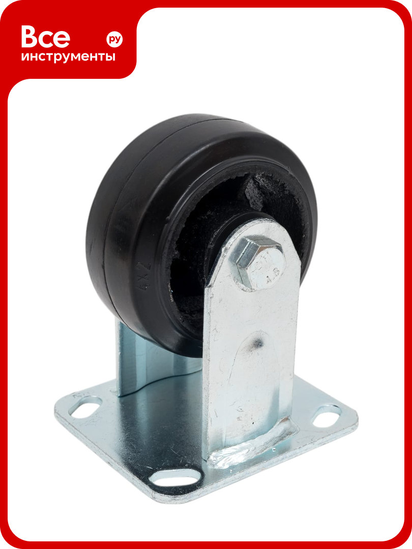 Колесо большегрузное неповоротное FCd 46 (100 мм; обрезиненное (N) TOR 1024163