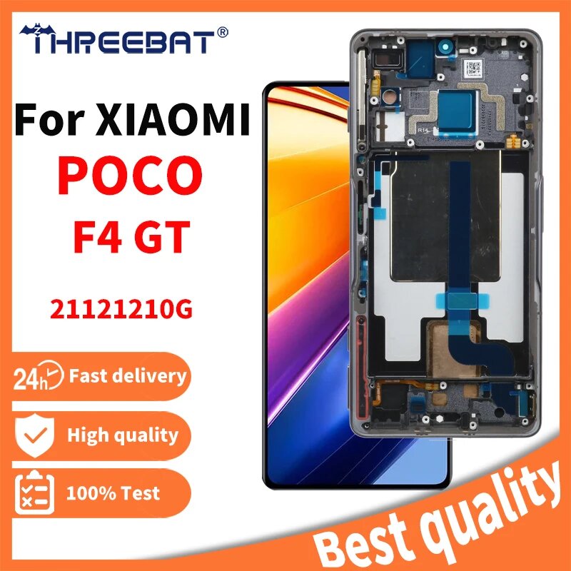 Новый AMOLED 6,67 дюйма Tela 120 Гц для Xiaomi POCO F4 GT 21121210G ЖК-дисплей с Original No Frame