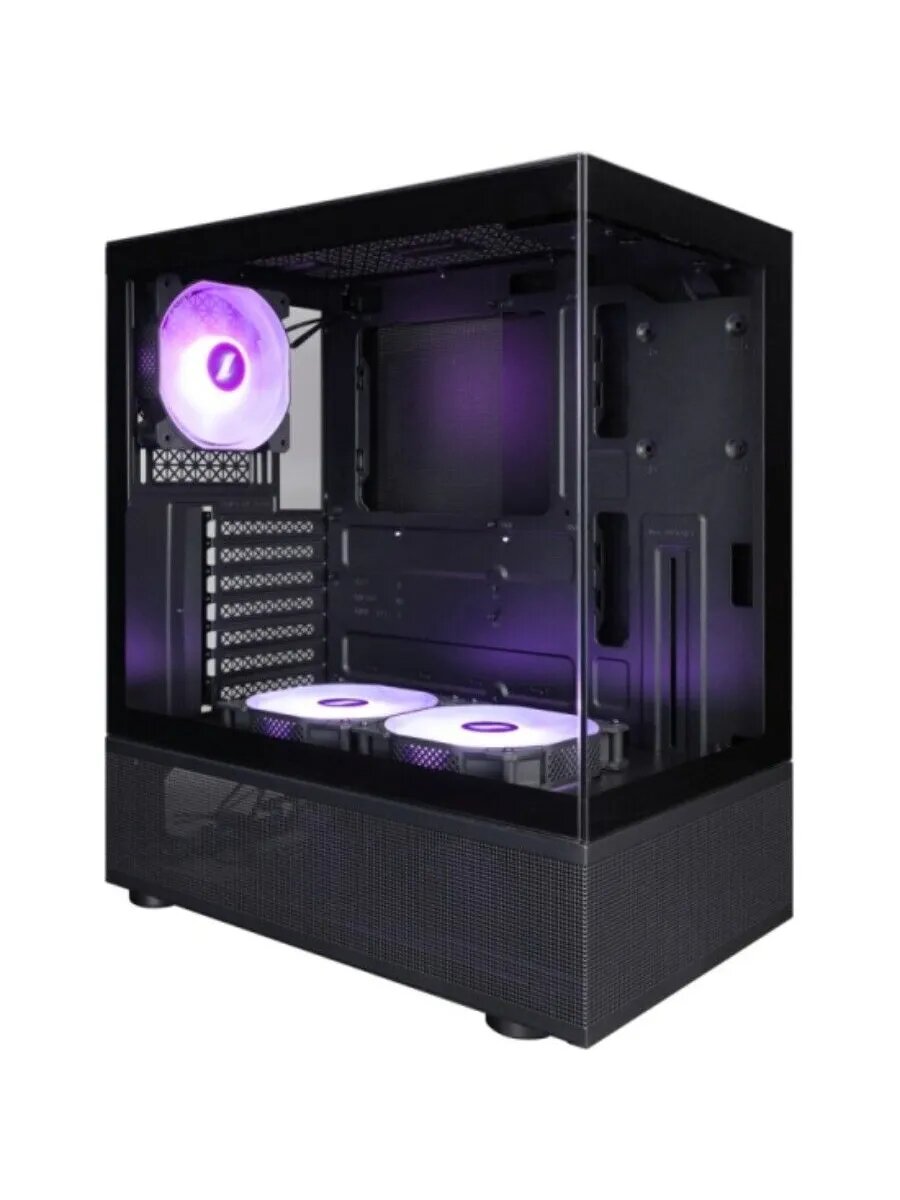 Корпус MIKU Mi7-A ARGB MI7-A-BK-2FC7R-1FC7 черный