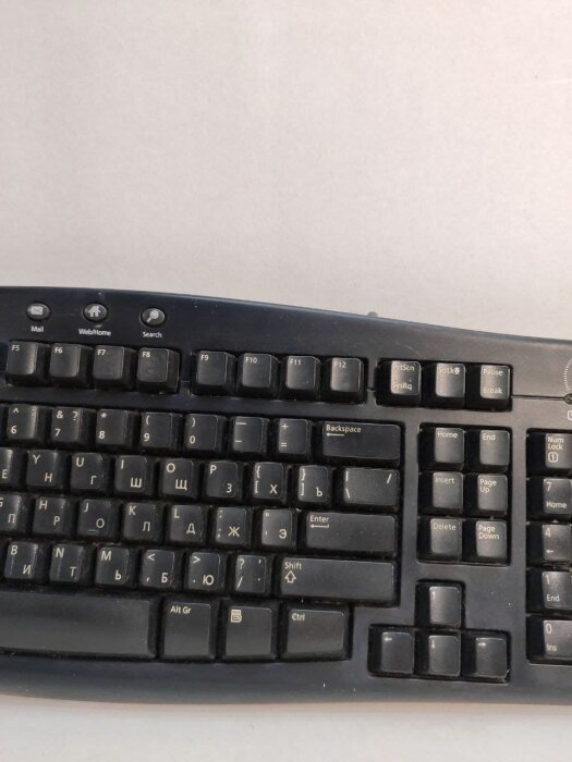 Клавиатура Microsoft Basic Keyboard 1.0A RT9480 PS/2 черный