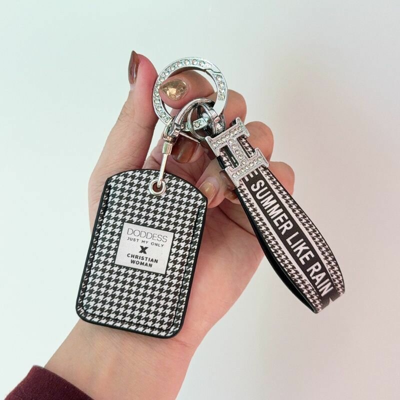 Защитный чехол для карты доступа, кожаный, водонепроницаемый, держатель для карты электромобиля, мини-чехол для карты лифта, чехол для карты Octopus, брелок