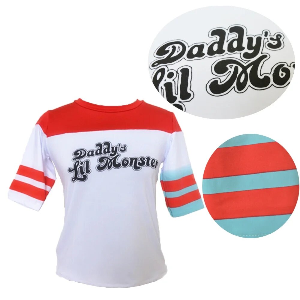 Детские костюмы Harley Quinn Squad Monster хлопок XXL, T shirt