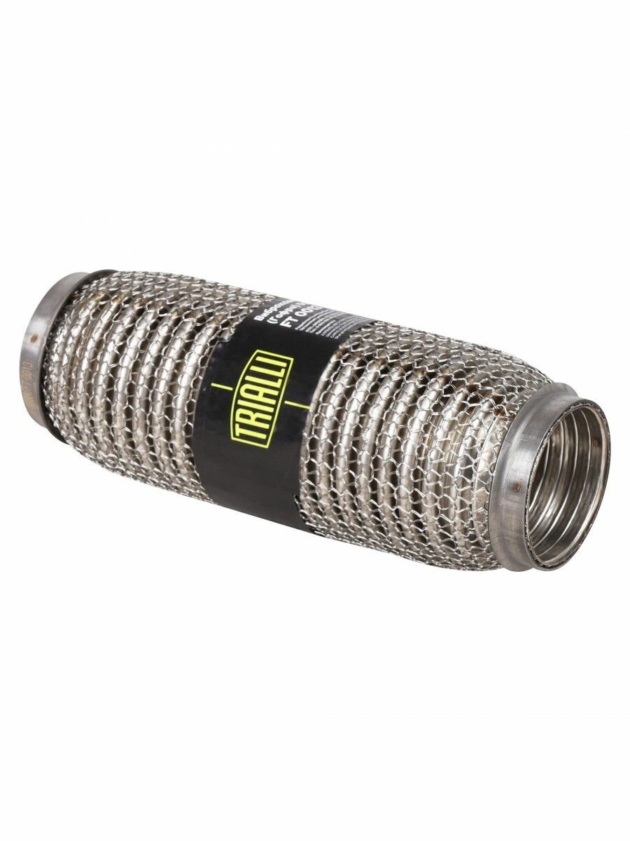 Виброкомпенсатор вых. трубы (Гофра) 50x200 Hydra/Wire Mesh (нерж. сталь) (FT 0013), TRIALLI FT0013