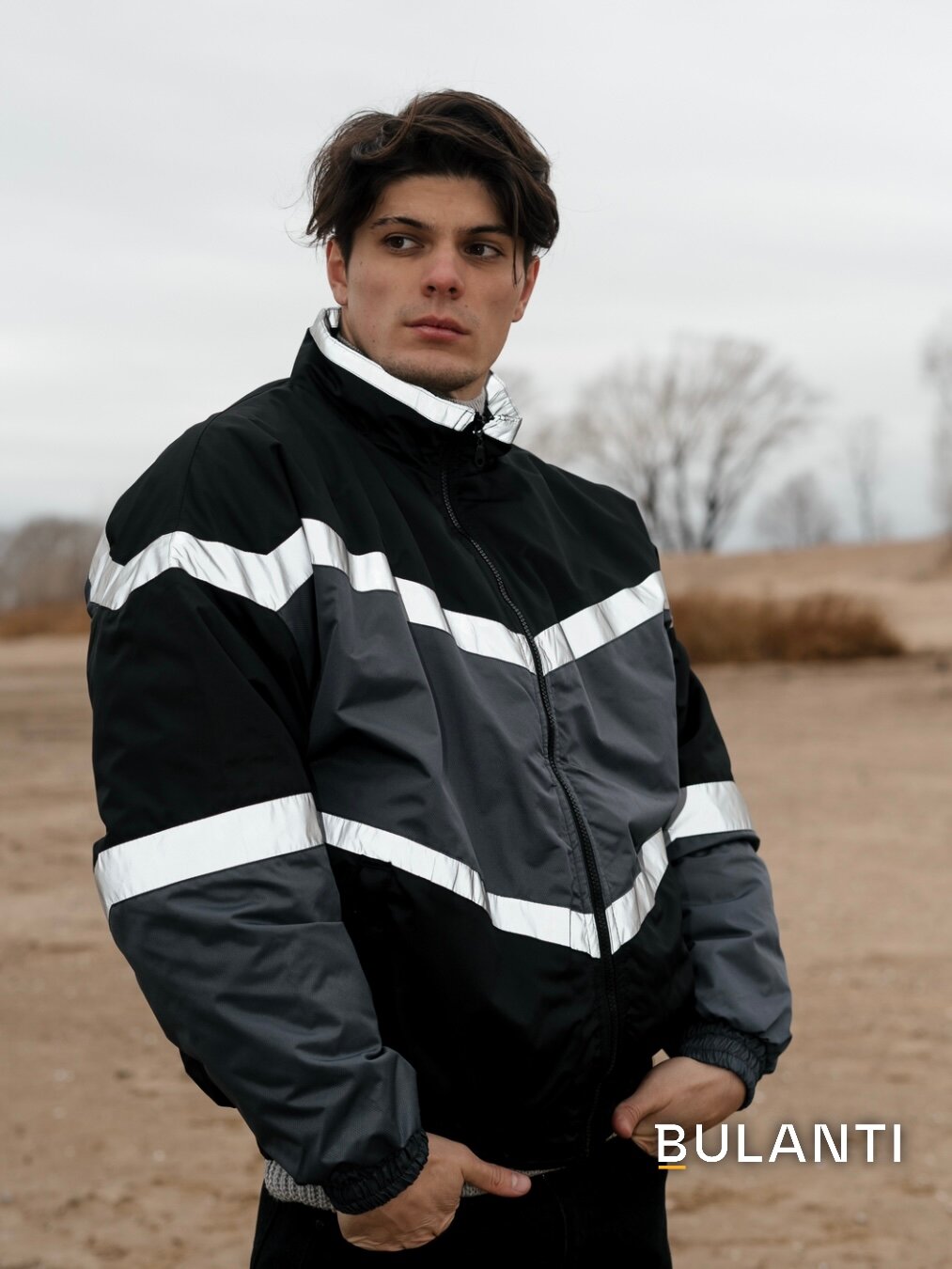 Бомбер олимпийка теплая