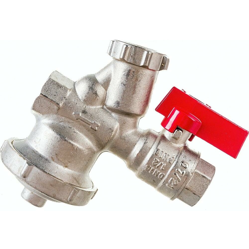 Шаровой кран со встроенным фильтром и редуктором давления VALTEC кфрд, универсальный VT.300. N.04