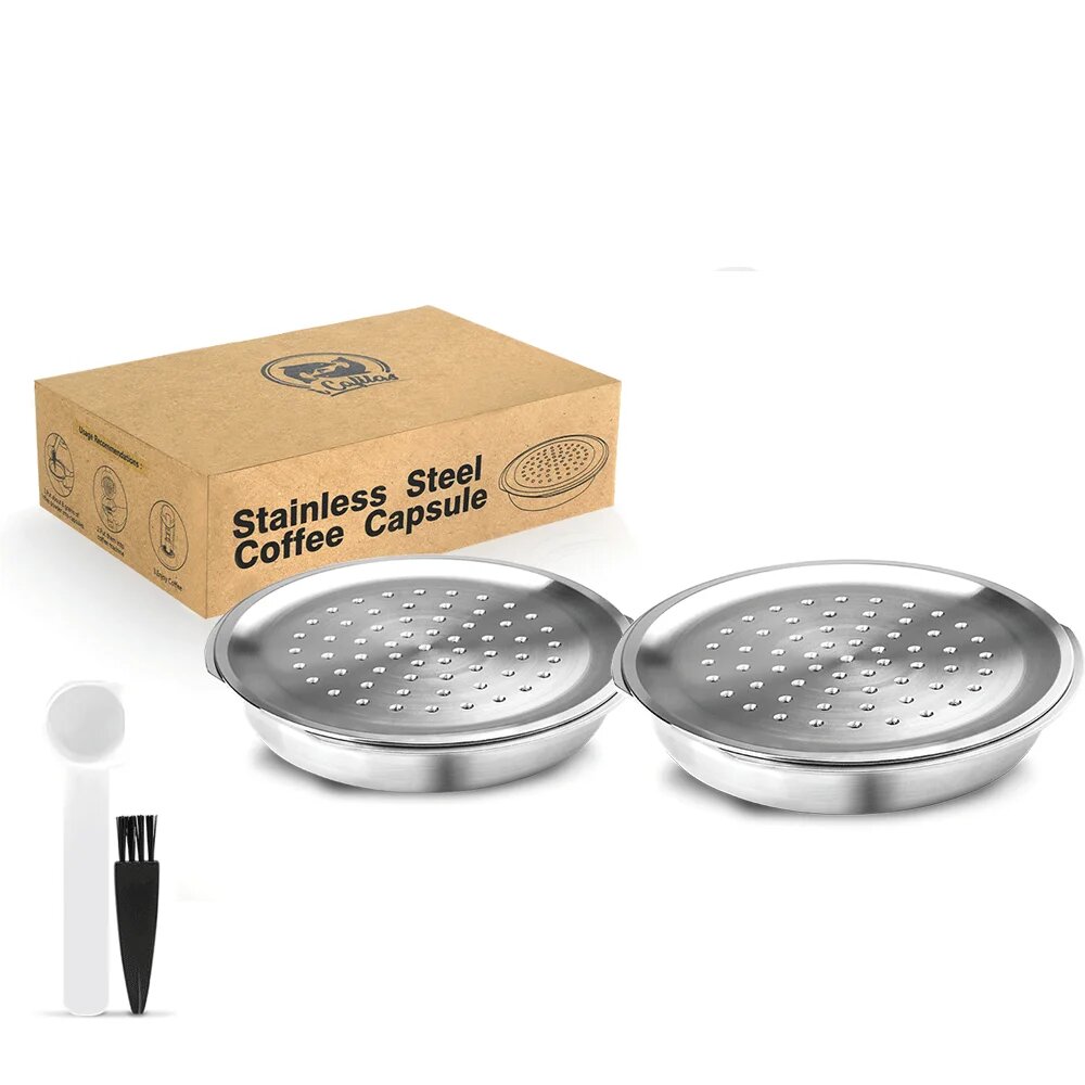 Многоразовые капсулы для кофе RECAFIMIL из нержавеющей стали для Philips Senseo 2pcs