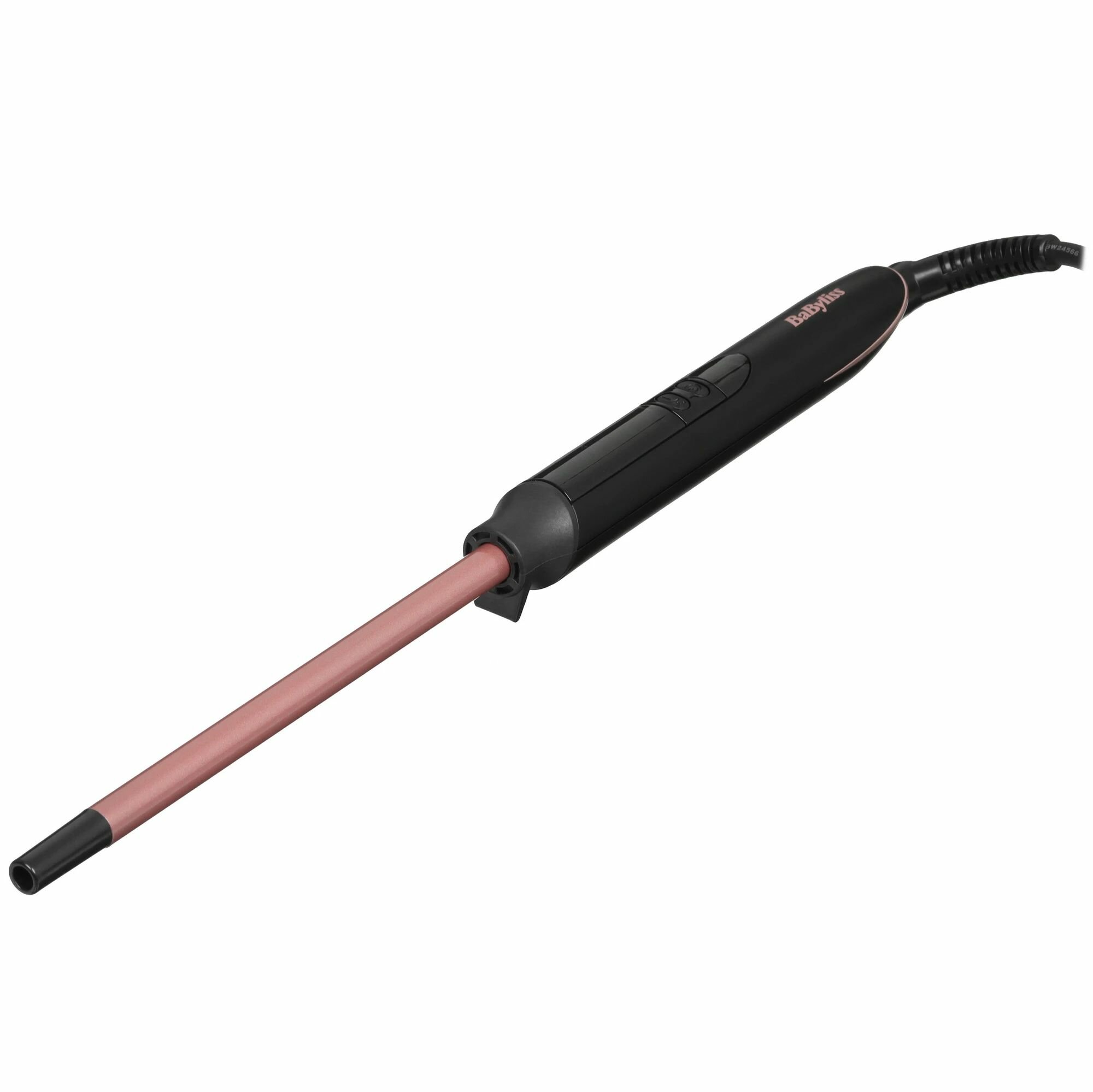 Щипцы BaByliss C449E Curling Wand, 10 мм, кварц-керамическое покрытие, 6 режимов (160-210 C), LED-дисплей, чёрный — фото 1