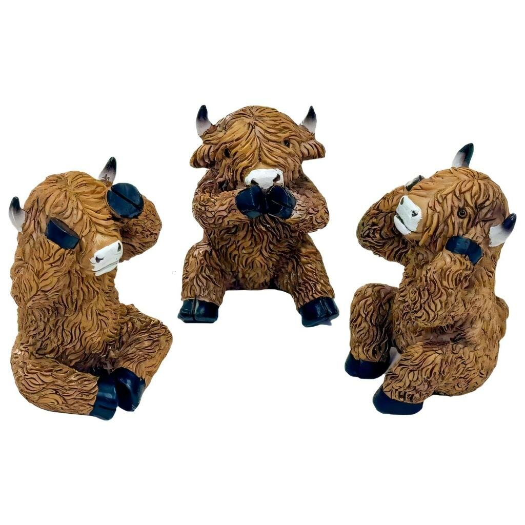 Фигурки шотландской коровы