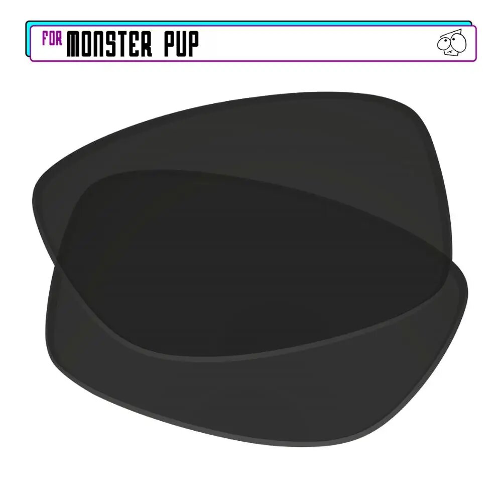 Поляризованные линзы Black для Oakley Monster Pup