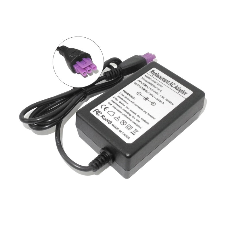 Блок питания для принтера HP 30V 0.333A (333mA), 3-pin (0957-2286, 0957-2398)