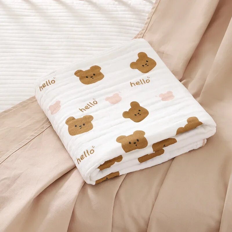 Хлопковое детское полотенце DANIVIVI Bear
