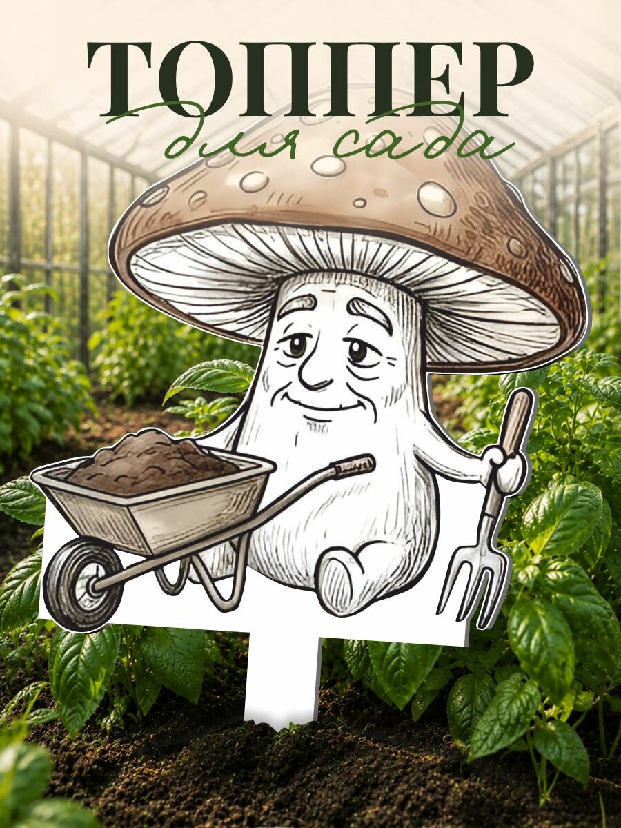 Фигурки для сада Гриб- Сад