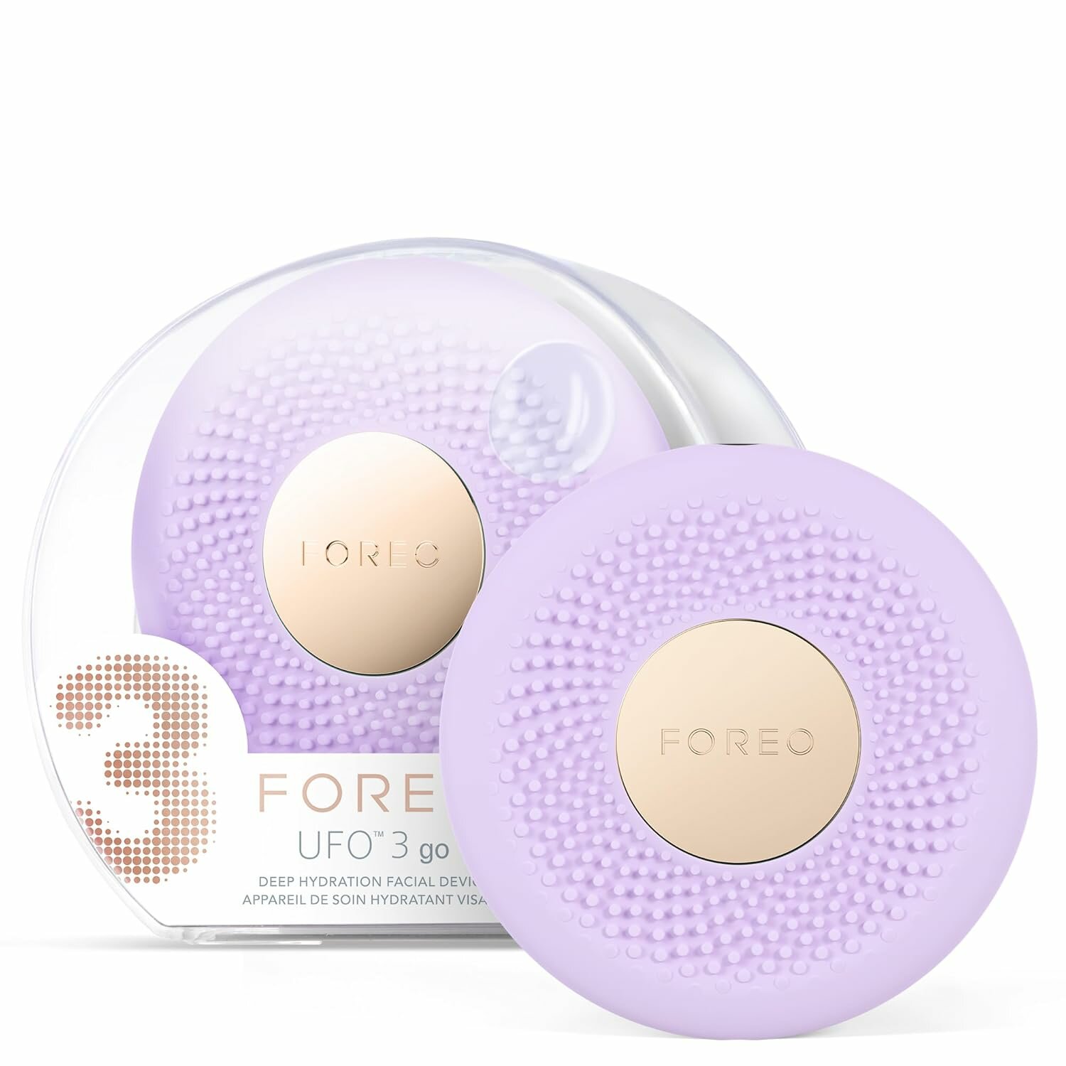 Foreo UFO 3 Go Звуковое устройство, ускоряющее действие маски UFO 3 Go, Lavender