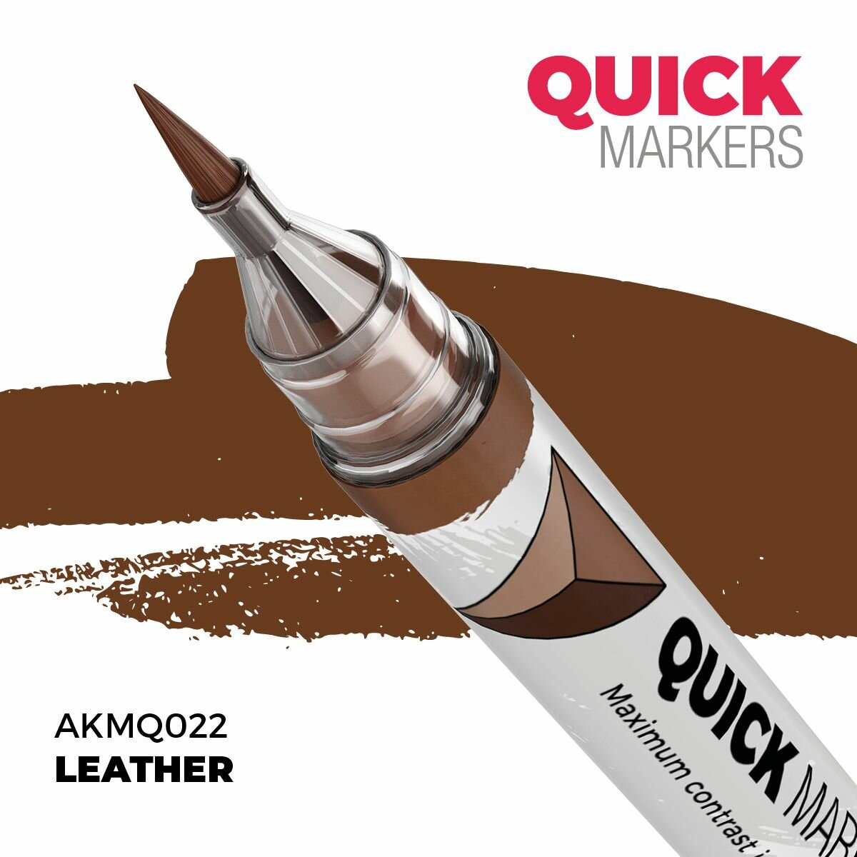 Маркер-кисть AK Leather - Quick Marker