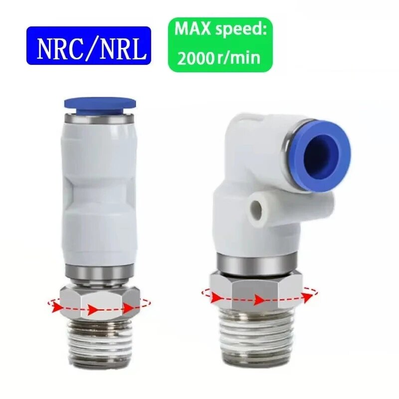 Пневмофитинг DEUBLIN поворотный M5 1/4 1/2, NRL, 6-01